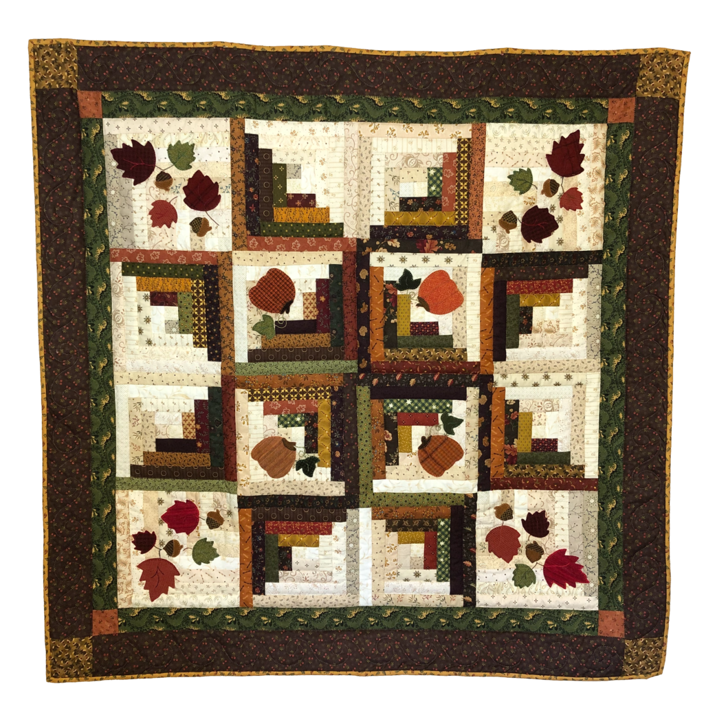 Autumn Log Cabin - Karel's Kreations