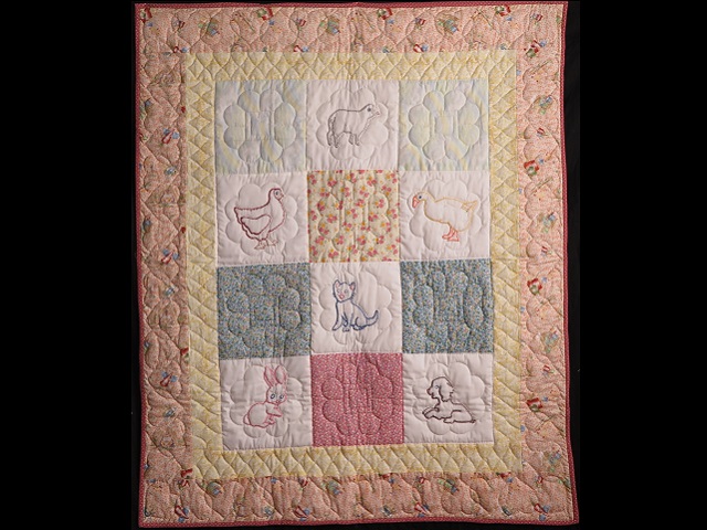 Embroidered Quilts - Amish Country Quilts