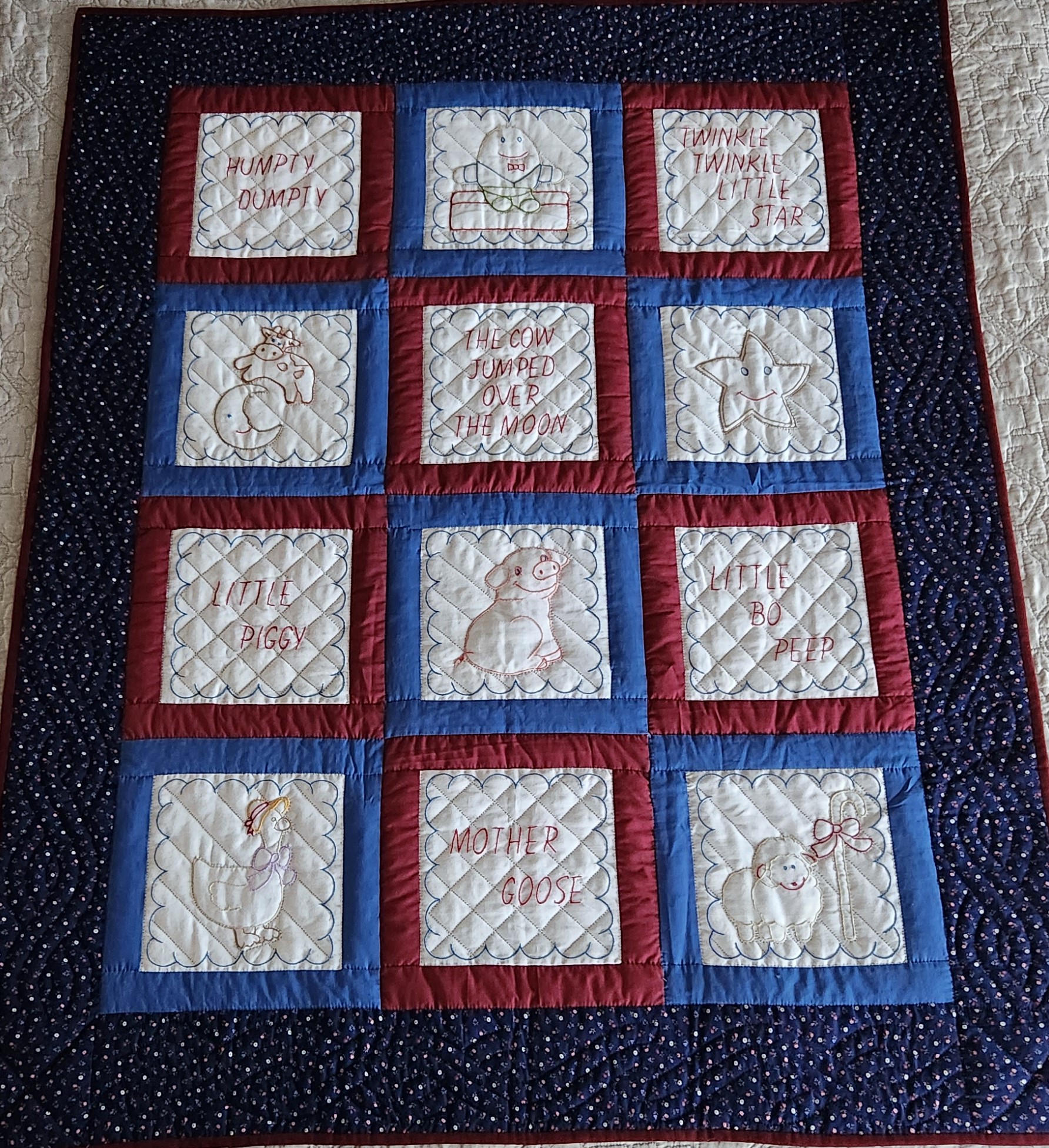 Embroidered Quilts - Amish Country Quilts